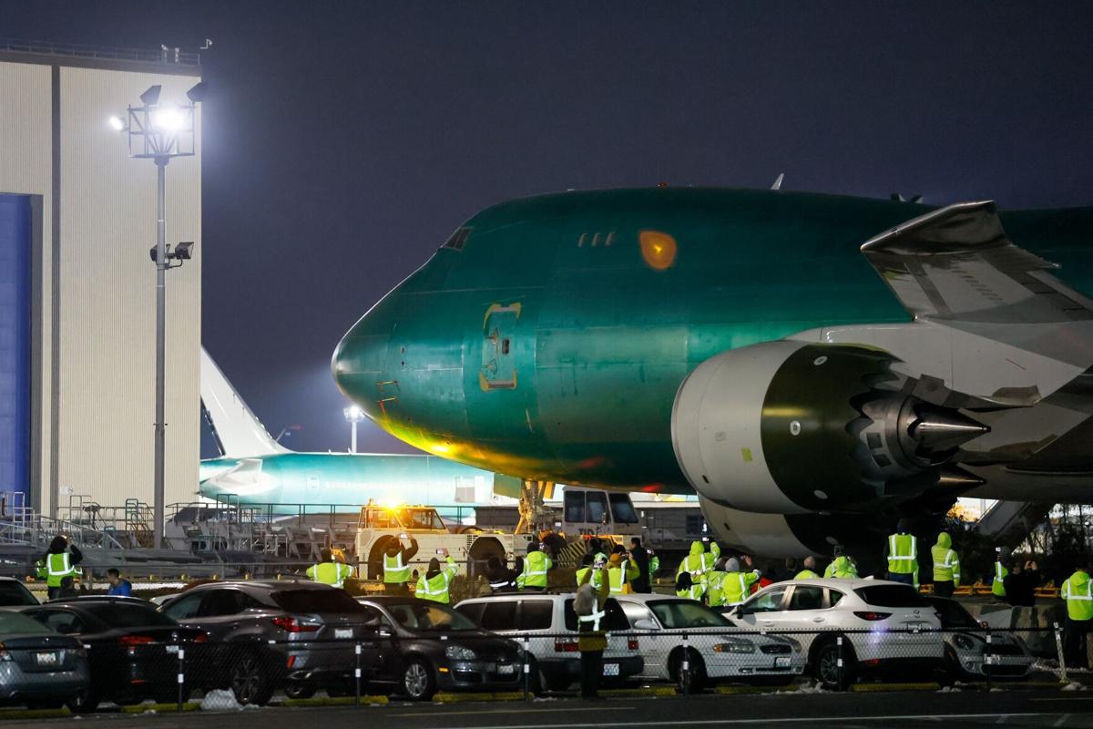 Boeing's last 747 rolls out of Washington state factory