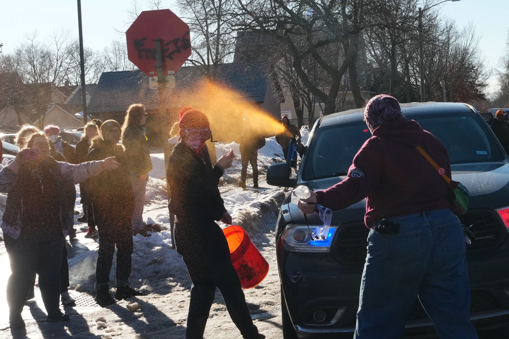Tensions flare in Minnesota as protesters and federal agents repeatedly ...