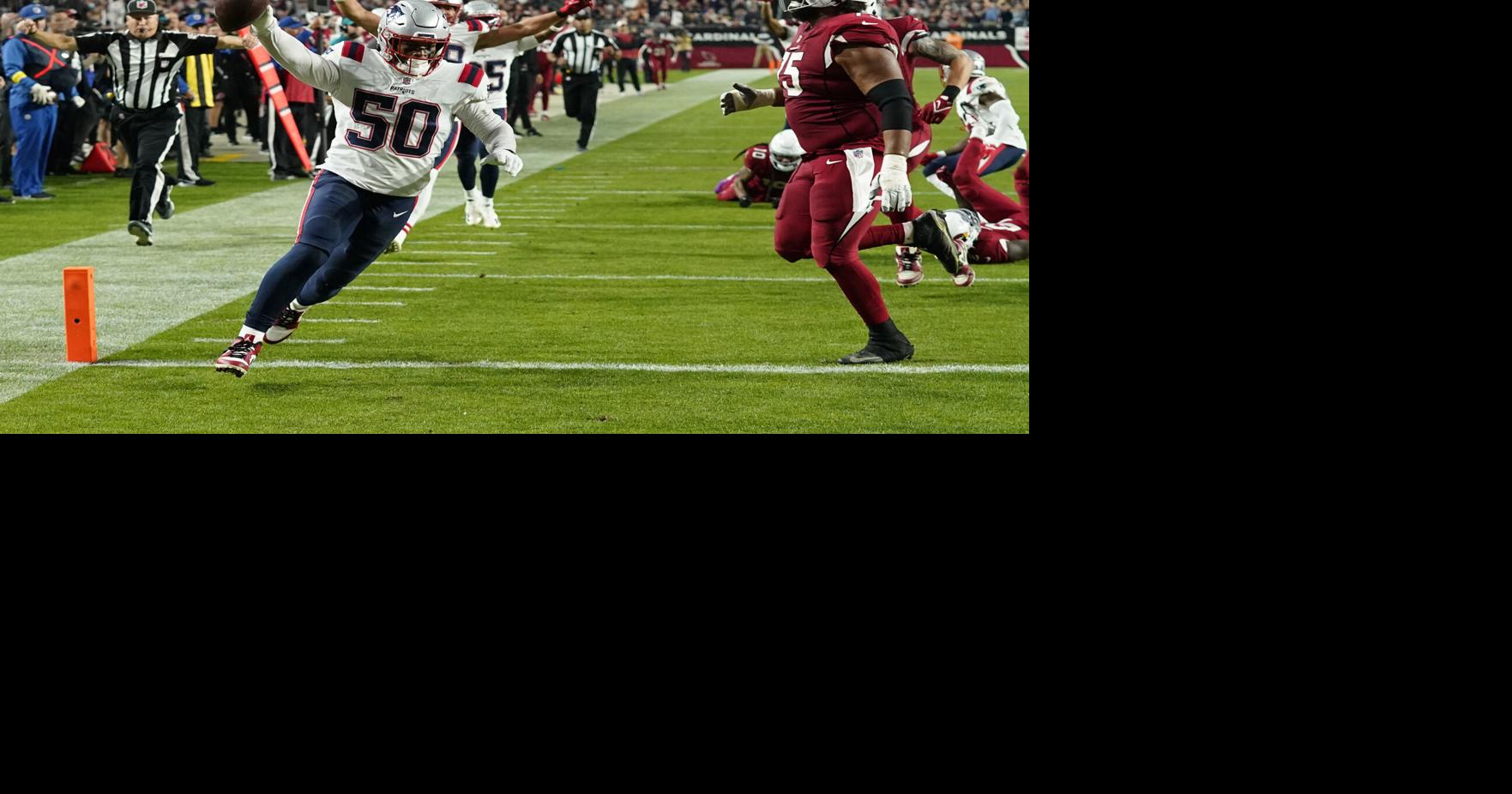 Patriots rally past struggling, hurt Cardinals