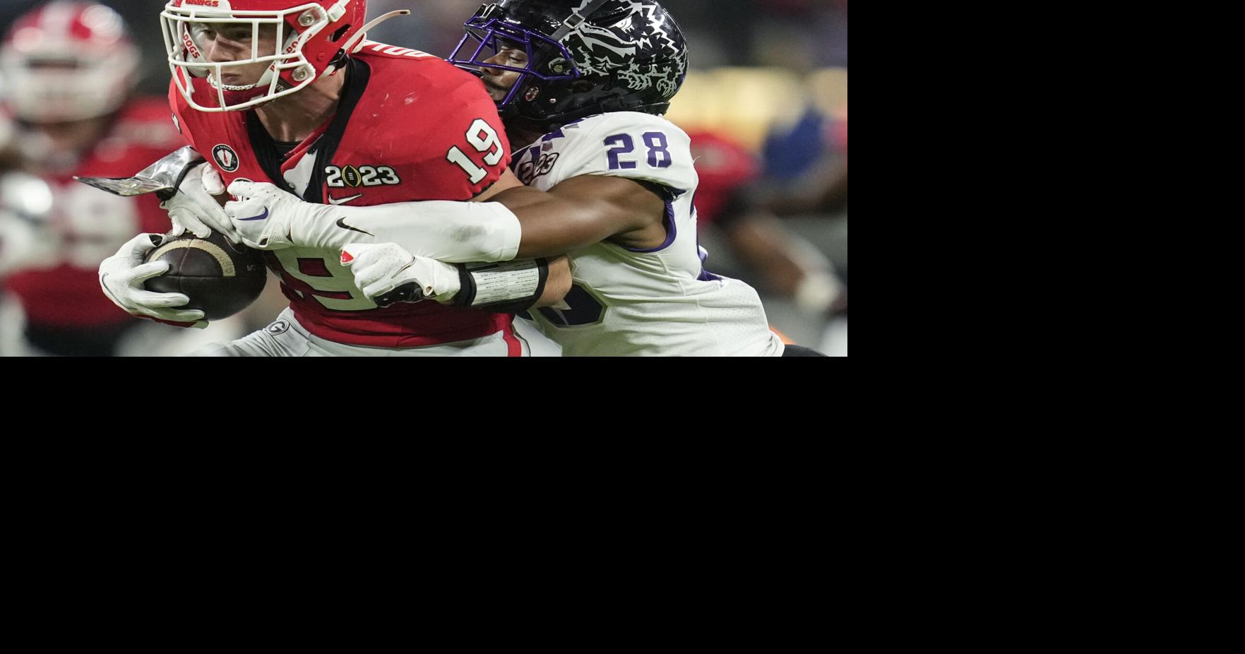 Bennett, Bowers lead champion Bulldogs' demolition of TCU