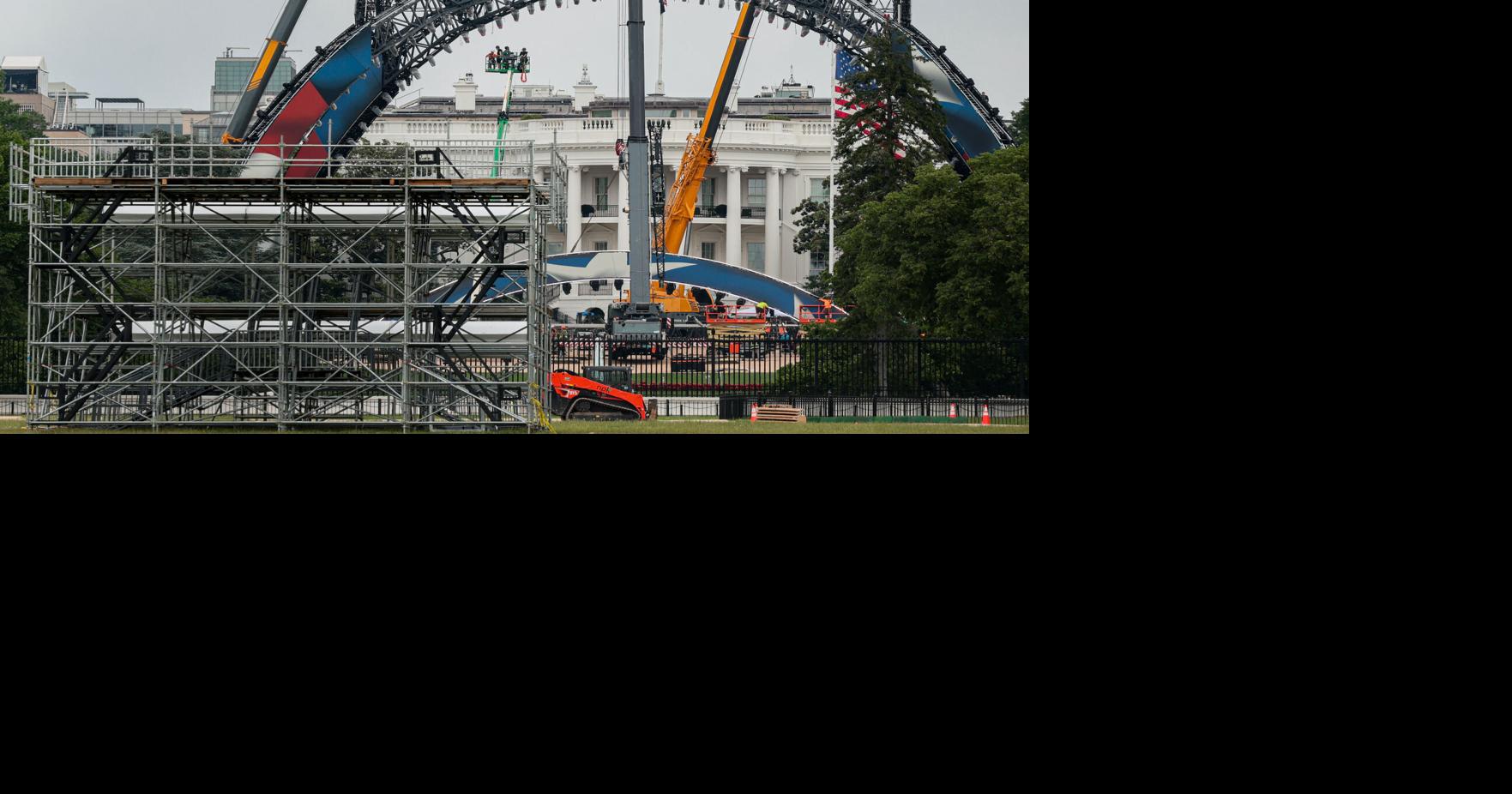 UFC arena seen above White House as Trump prepares for fight