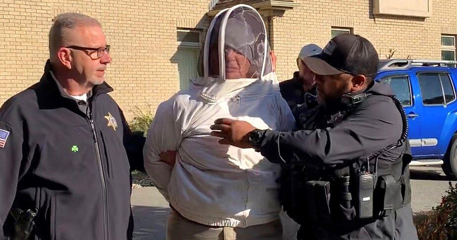 Woman charged with unleashing swarm of bees on deputies at eviction Woman charged with unleashing swarm of bees on deputies at eviction