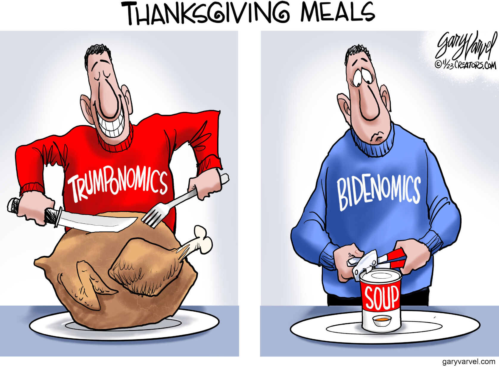 Gobble up these 19 political cartoons about Thanksgiving