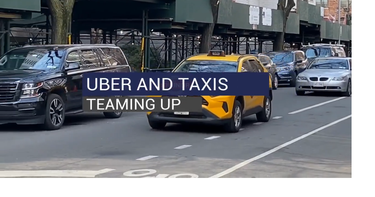 Uber and taxis team up