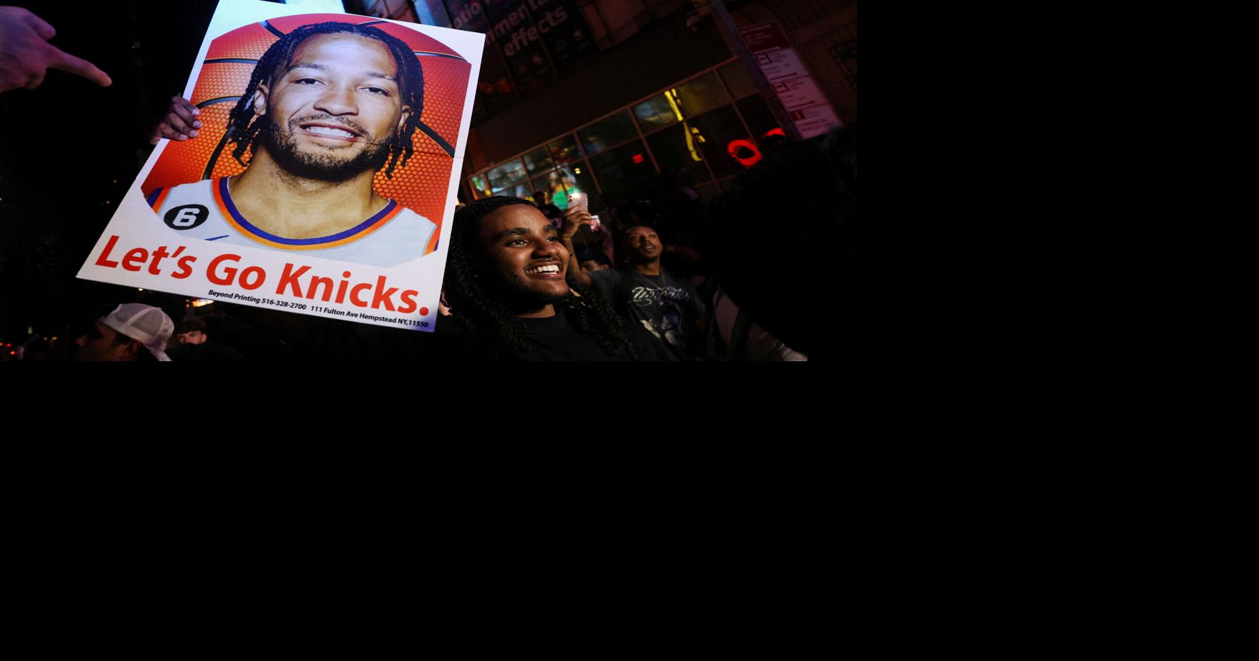Knicks fans tear apart buses, set fires, clash with police