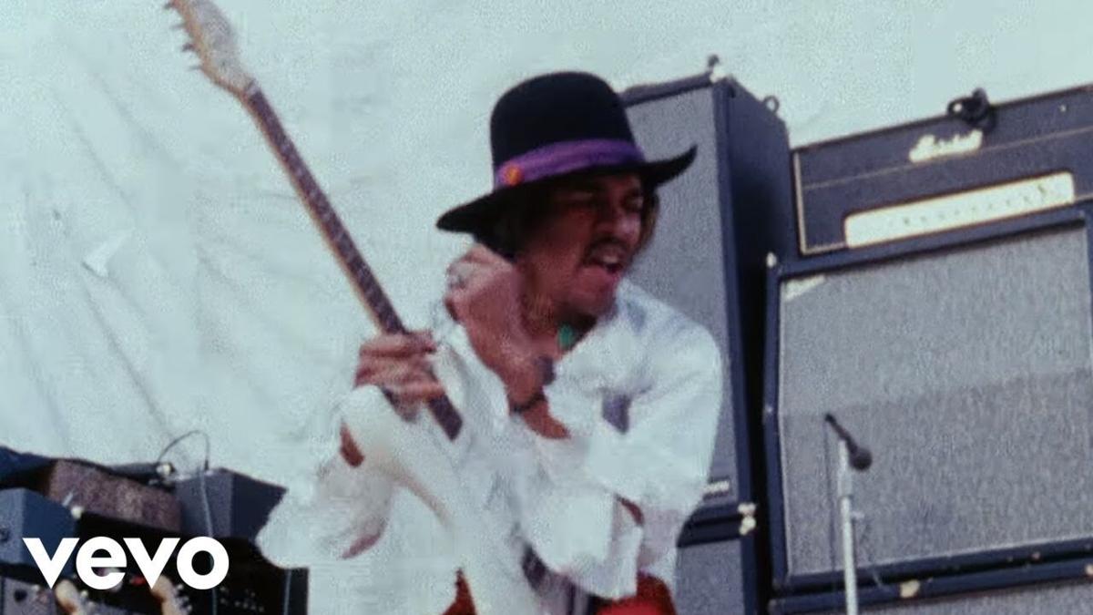 Jimi Hendrix In His Casket