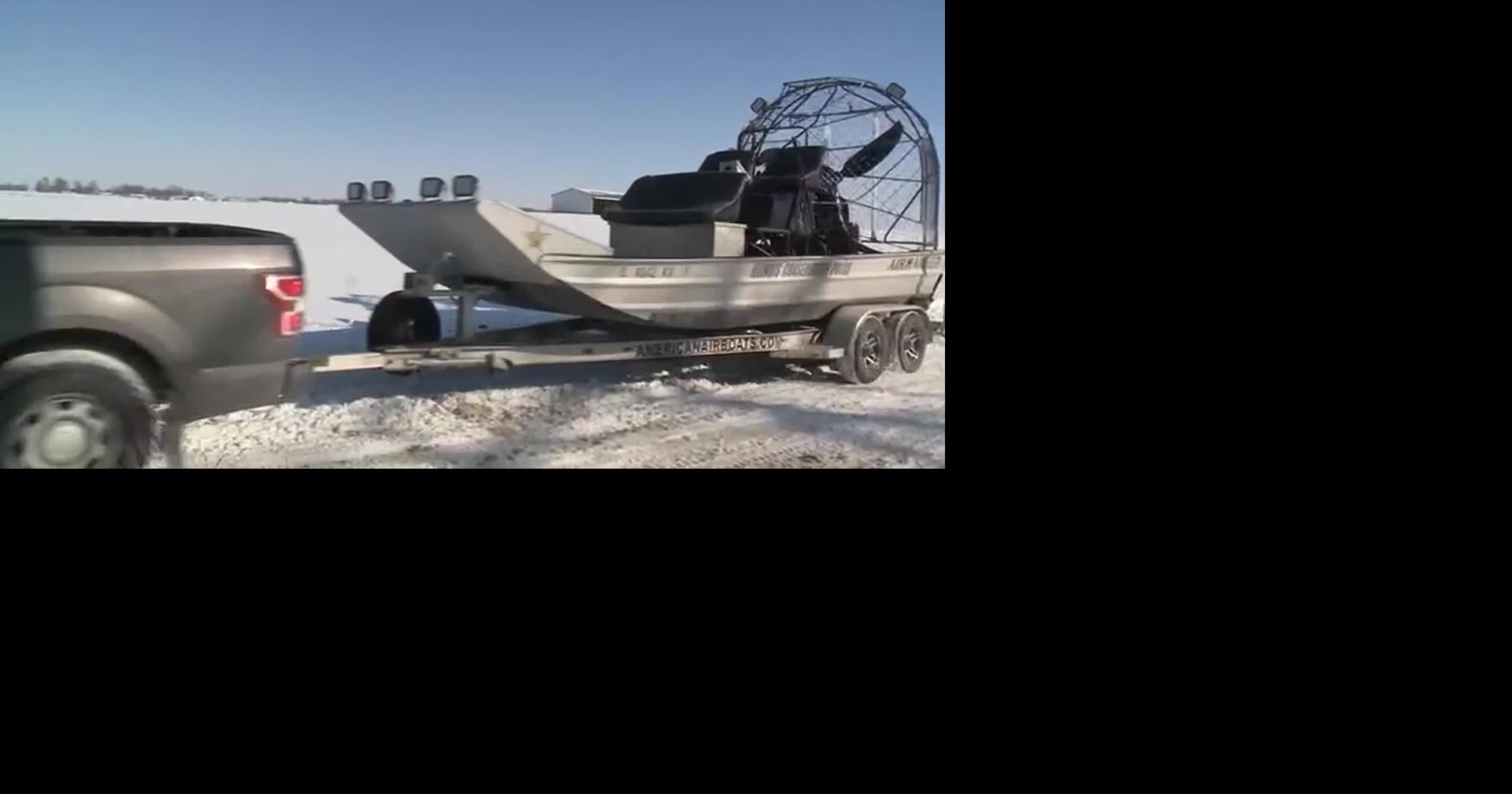 IL: MAN FALLS THROUGH ICE TRYING TO RESCUE DOG