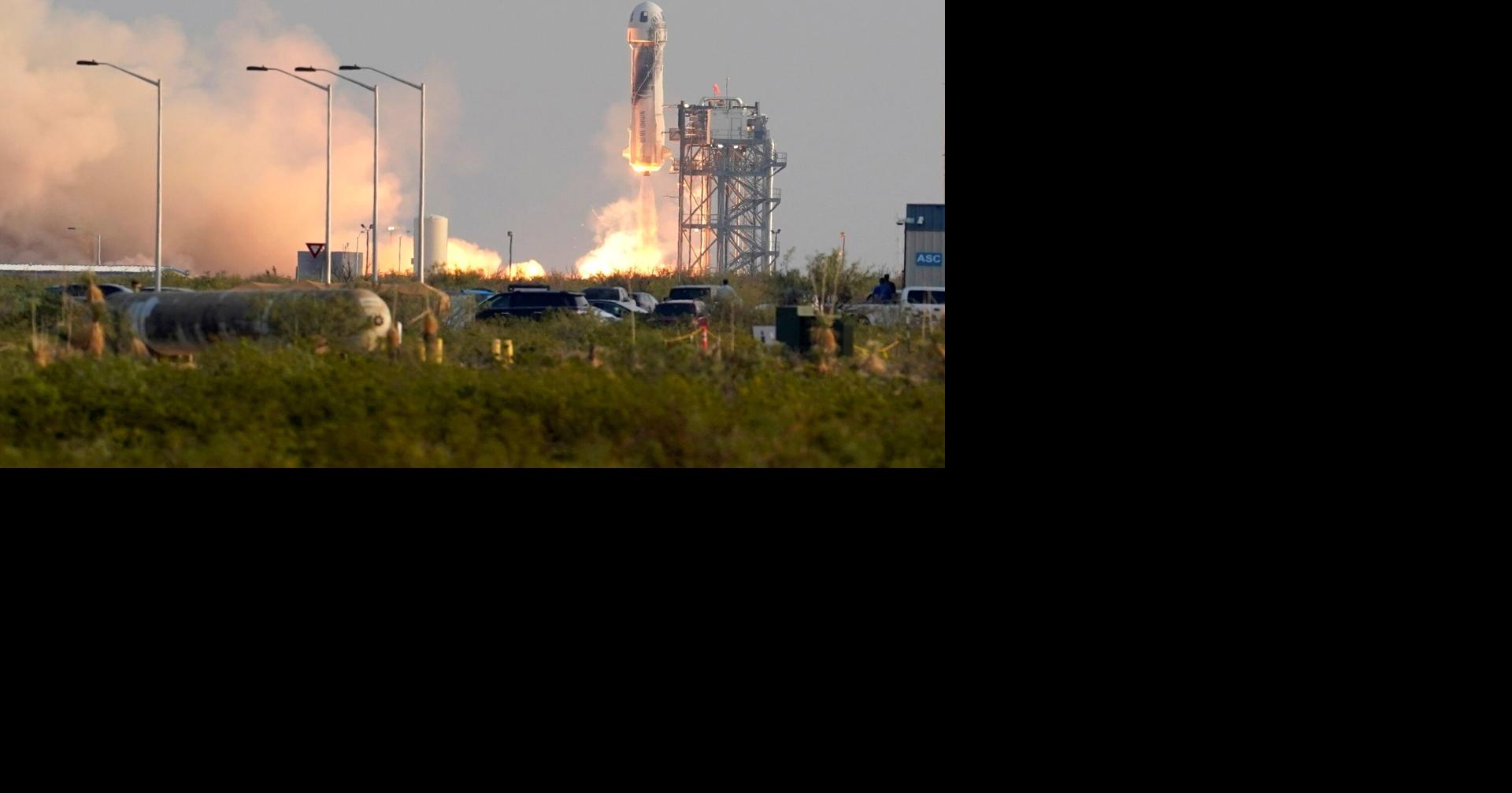 Photos: Scenes from Blue Origin's launch and landing