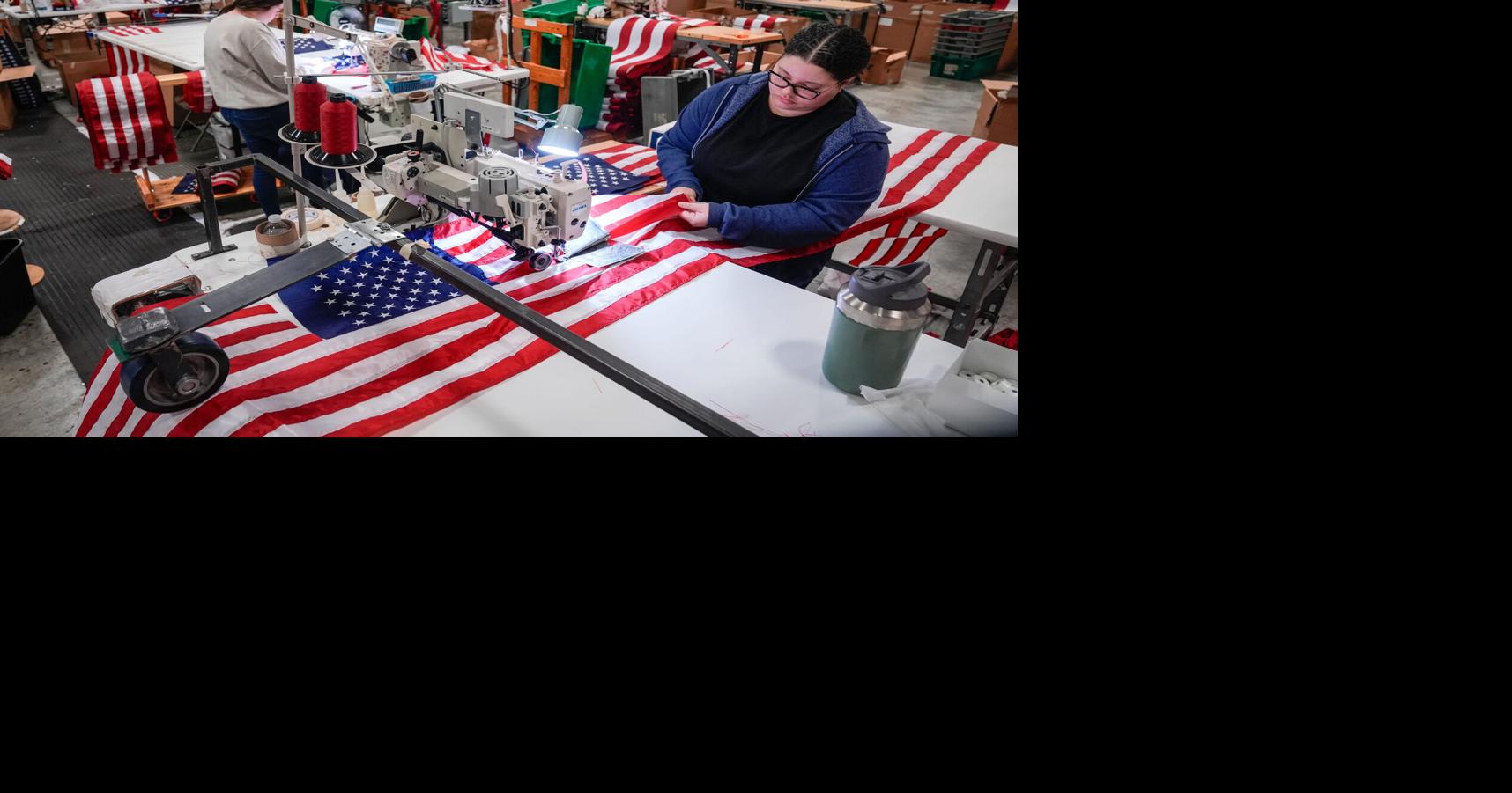 They make American flags. Here's what it means to them