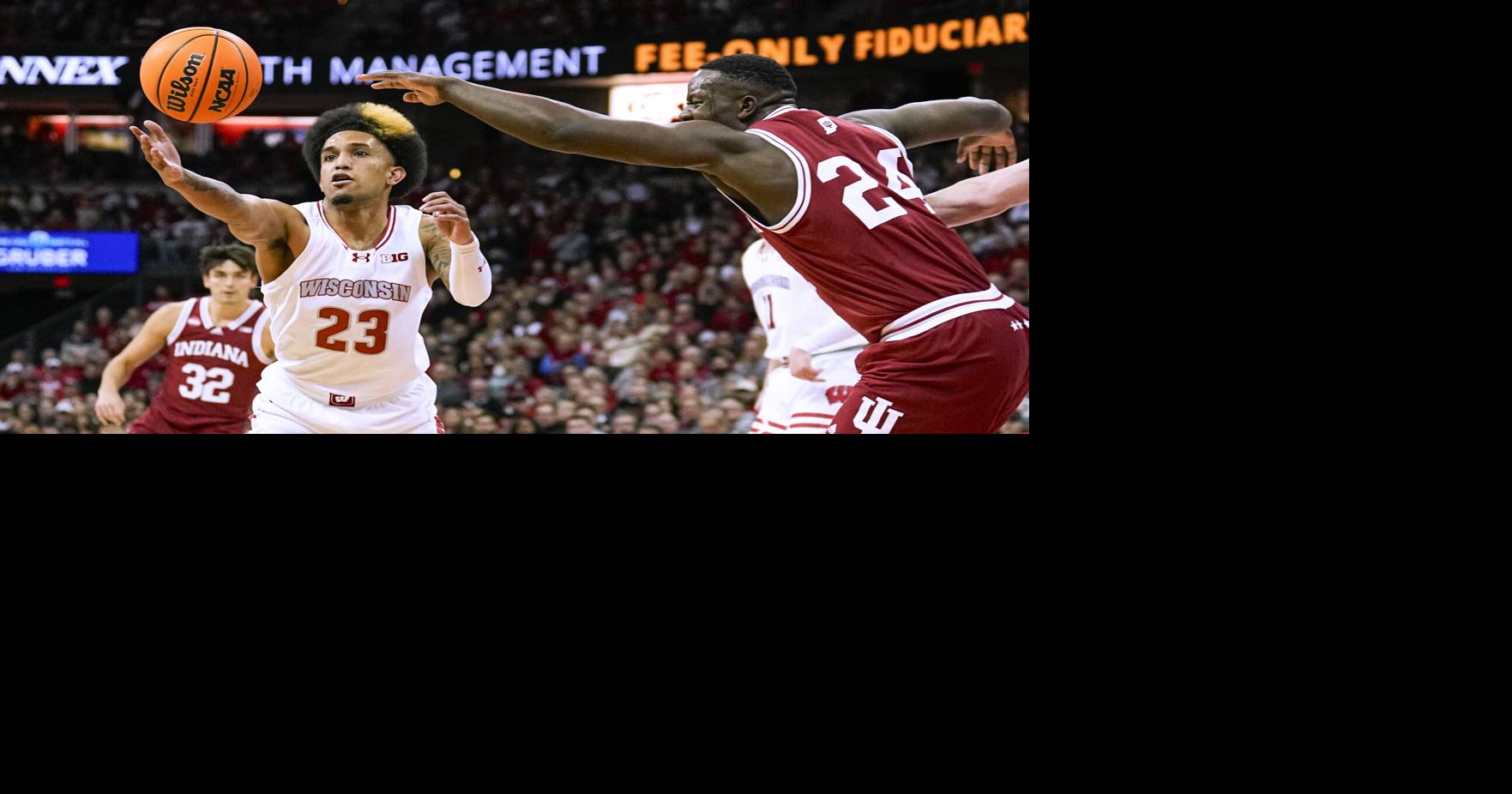 Max Klesmit's second-half flurry helps No. 11 Wisconsin beat Indiana