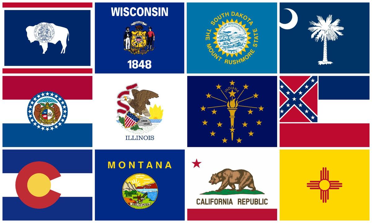 From first to worst: Ranking every US state's flag | National | news ...