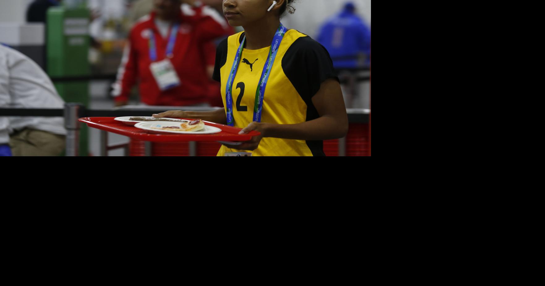 HOW BIG IS THE CAFETERIA FOR THE ATHLETES?