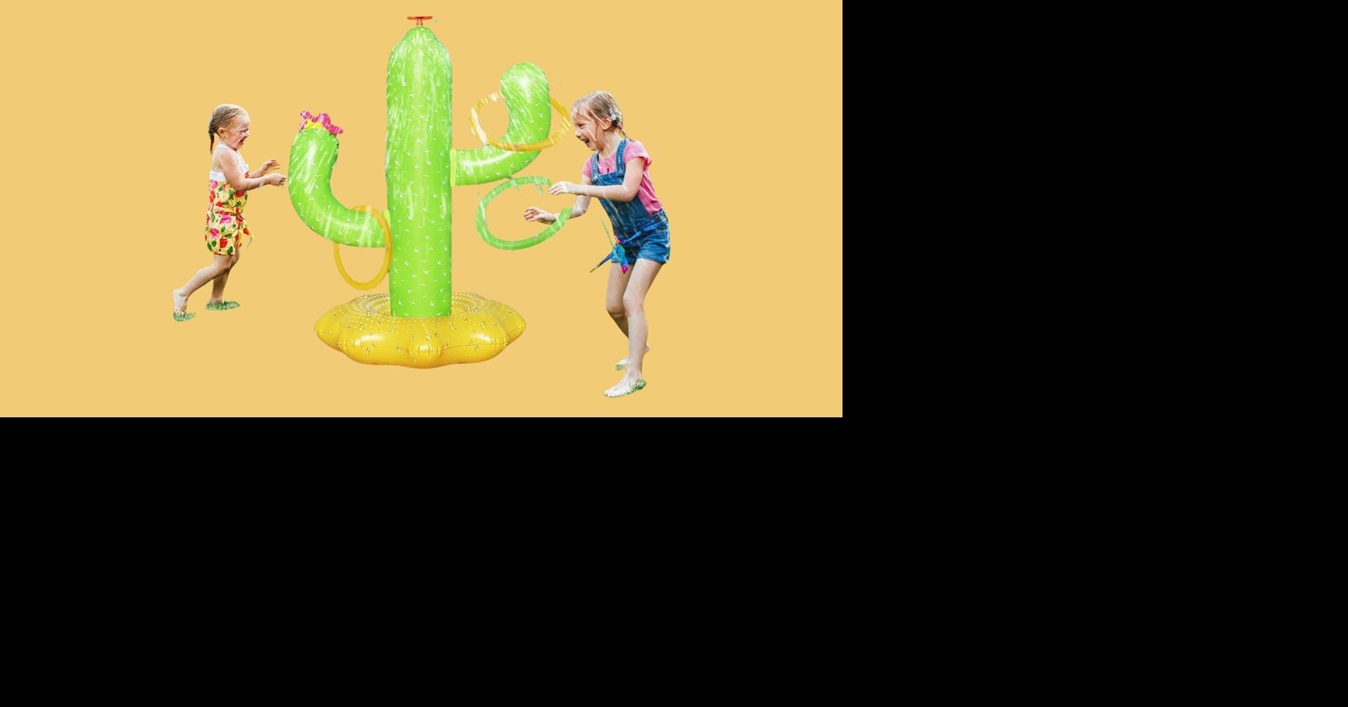 6. Boogem Inflatable Cactus Sprinkler