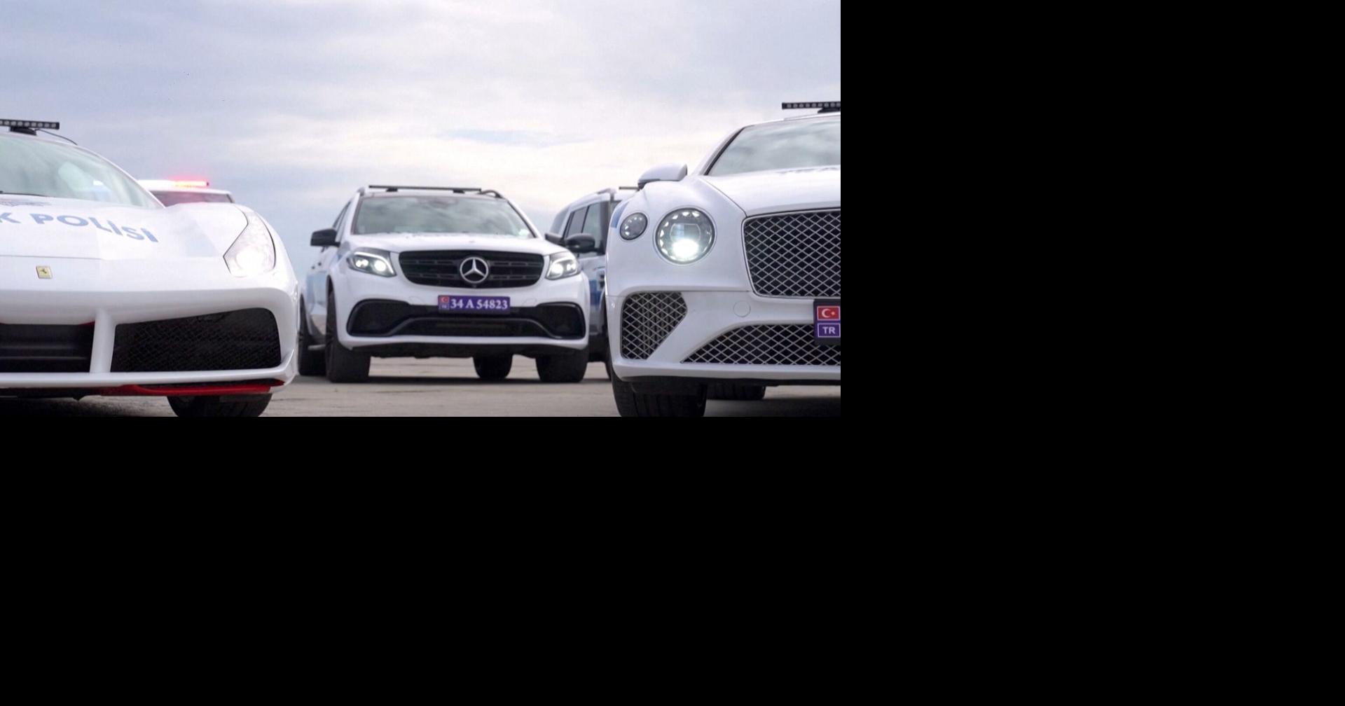 Istanbul transforms luxury vehicles seized during crimes into police cars