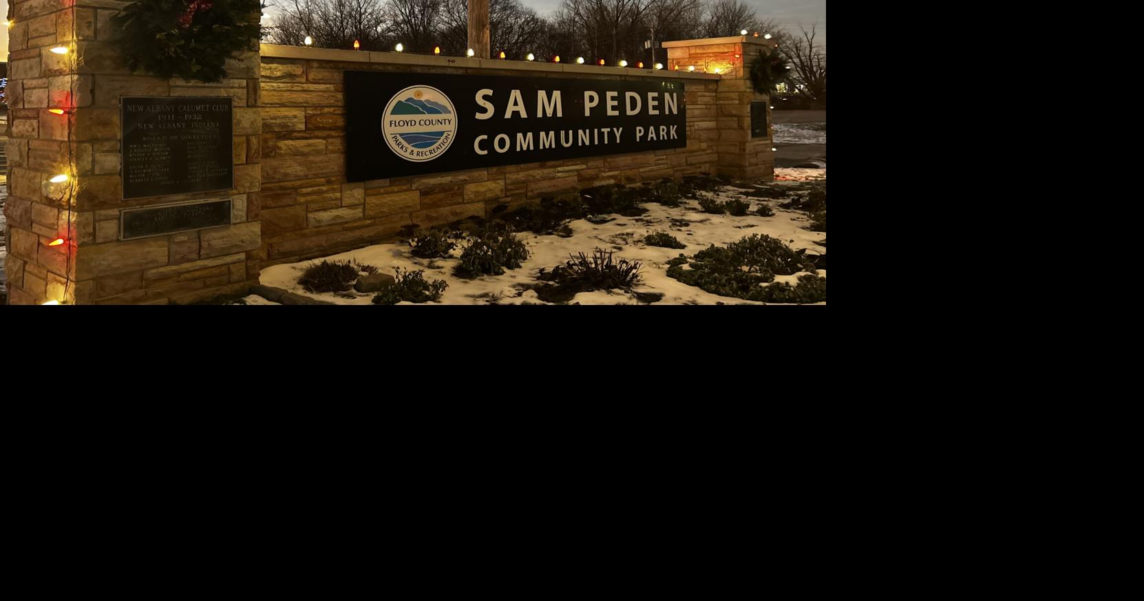 Floyd County Parks presents Christmas light display at Sam Peden ...
