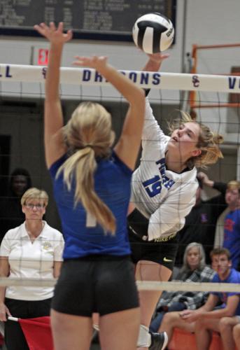 VOLLEYBALL: Dragons roll into sectional semifinals | Sports ...