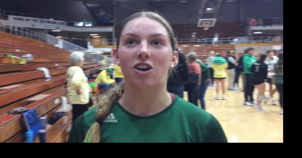 Floyd Central's Ella Davidson talks about winning the sectional title ...