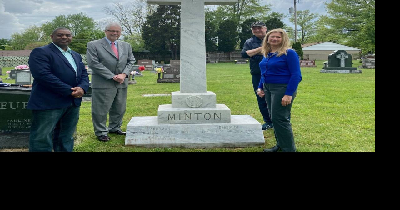 Former Supreme Court Justice Sherman Minton's grave marker restored ...