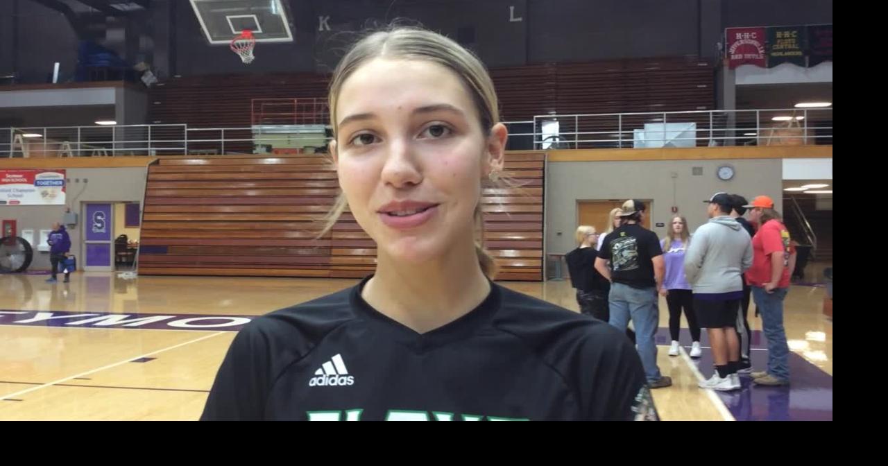 Floyd Central's Maddie Johnson talks about winning the sectional title ...