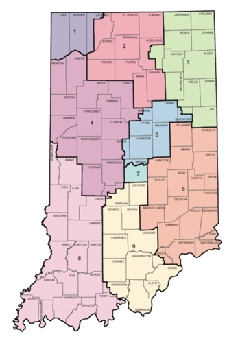 Indiana Congressional Districts | | newsandtribune.com