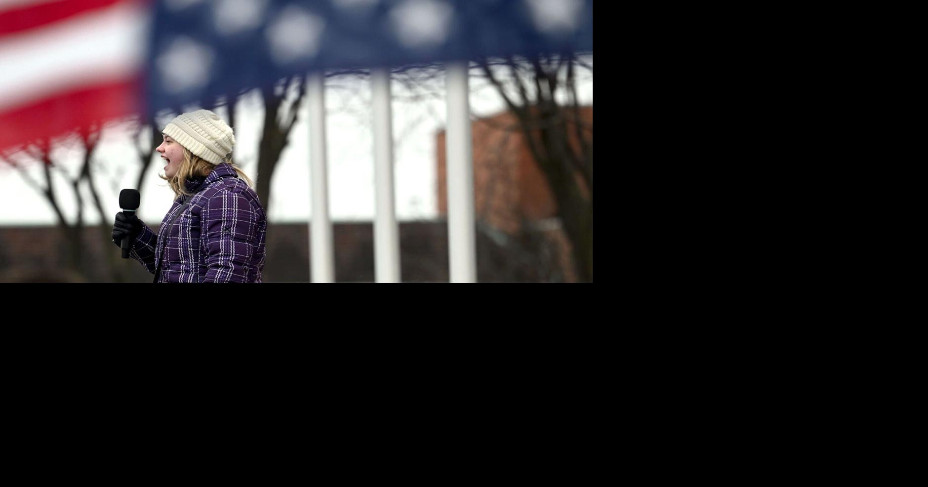 'ICE out!" student-led demonstration attracts more than 100 | News ...