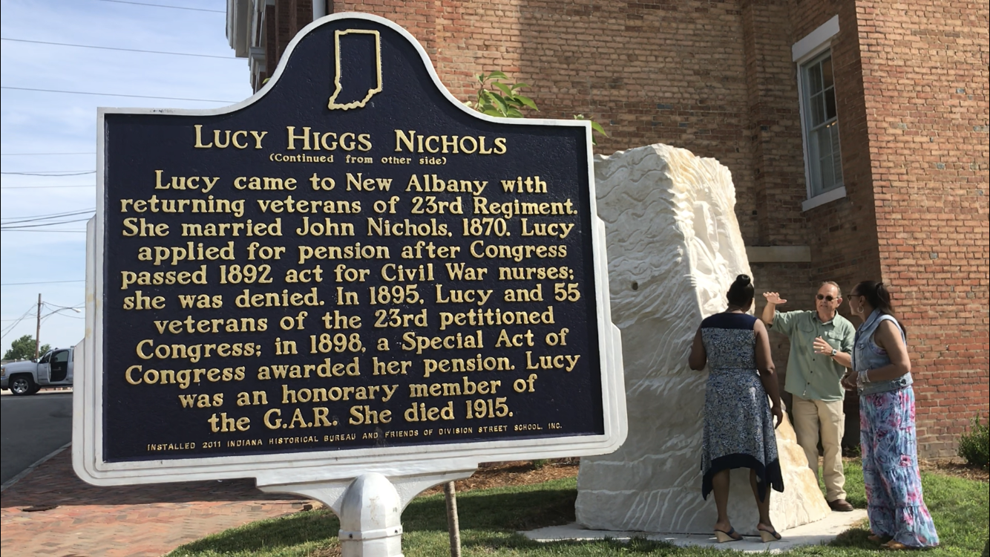 Statue of New Albany's Lucy Higgs Nichols unveiled | News ...