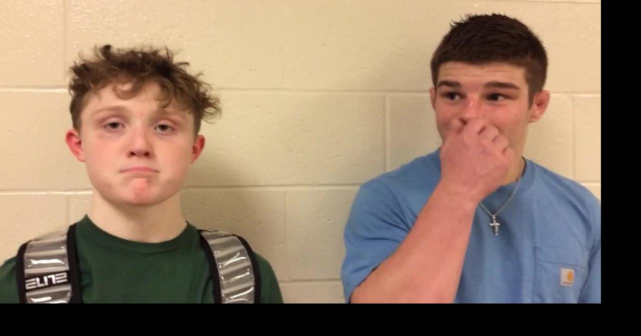 Floyd Central wrestlers Isaac Campbell and Bray Emerine talk about the ...