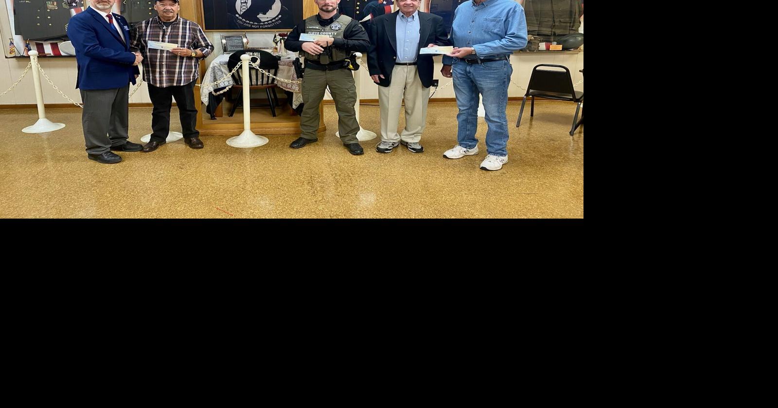 New Albany VFW Post 3281 donates funds for charitable works | News ...