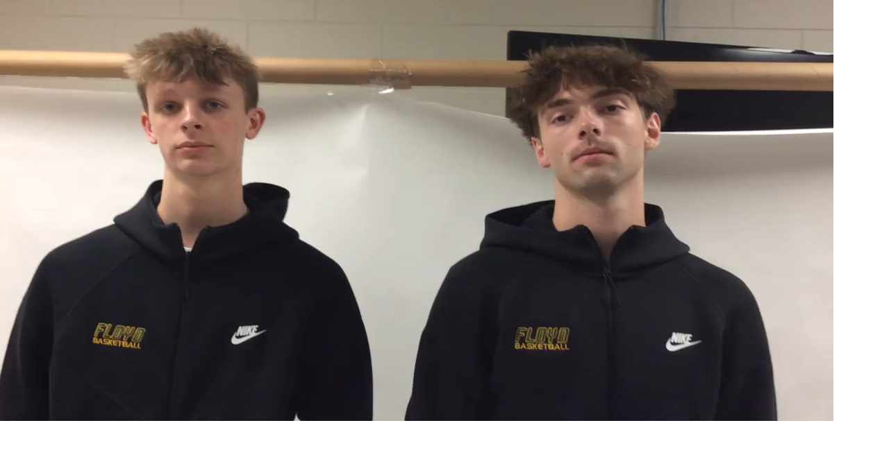 Floyd Central boys' basketball players Landon Reed & Parker Kays talk ...