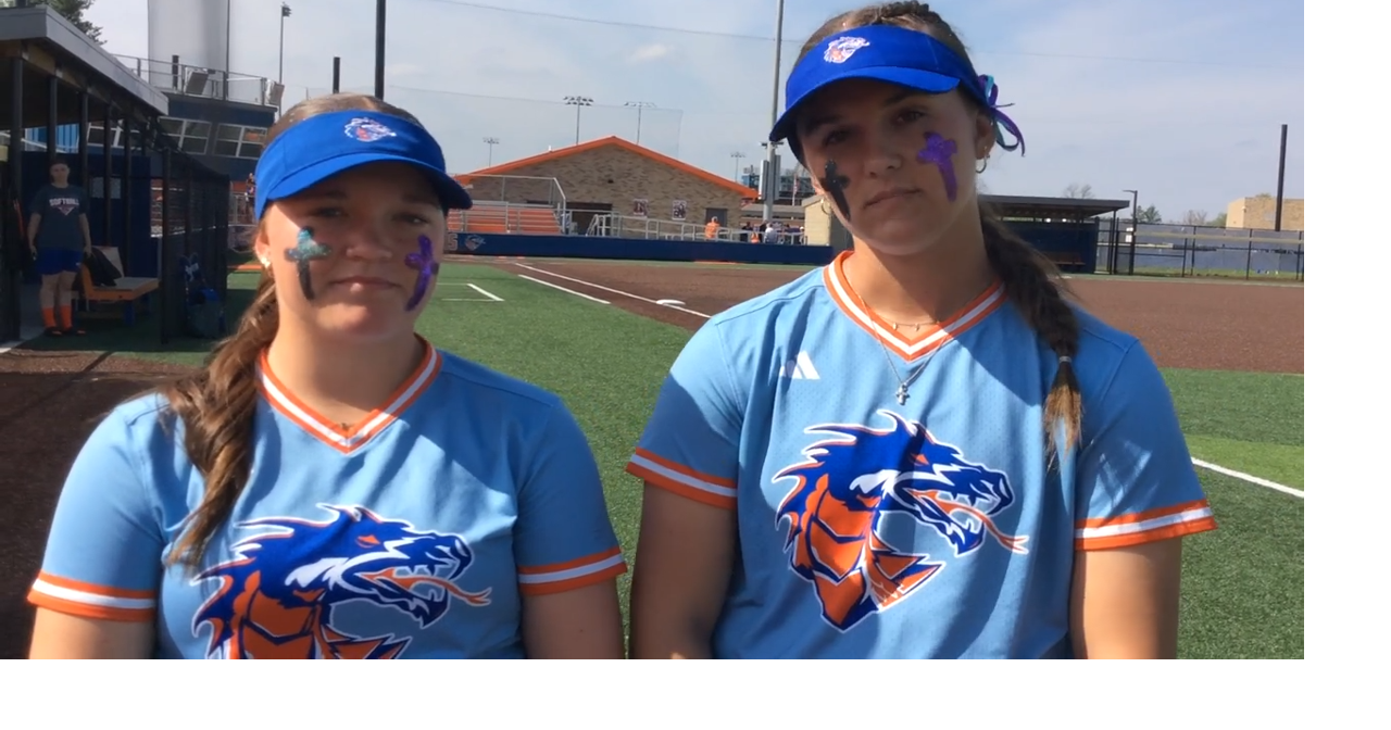 Silver Creek senior softball players Lola Hall and Kaitlyn Whitlock ...