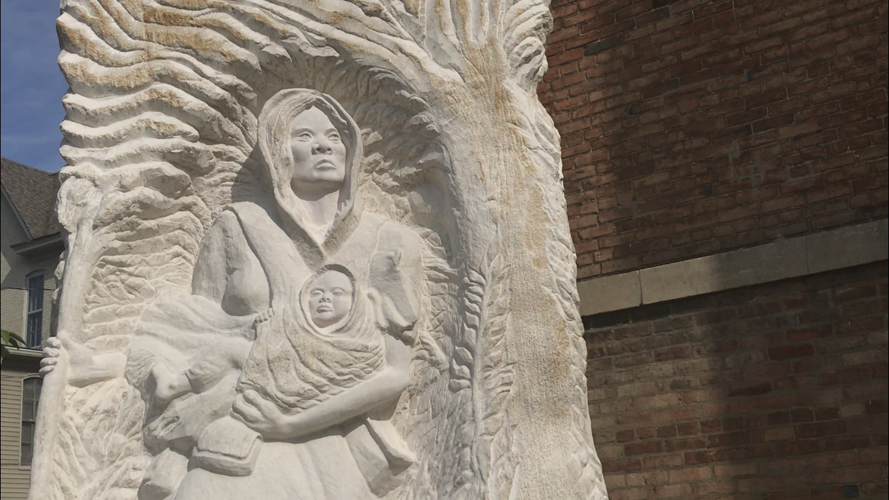 Statue of New Albany's Lucy Higgs Nichols unveiled | News ...