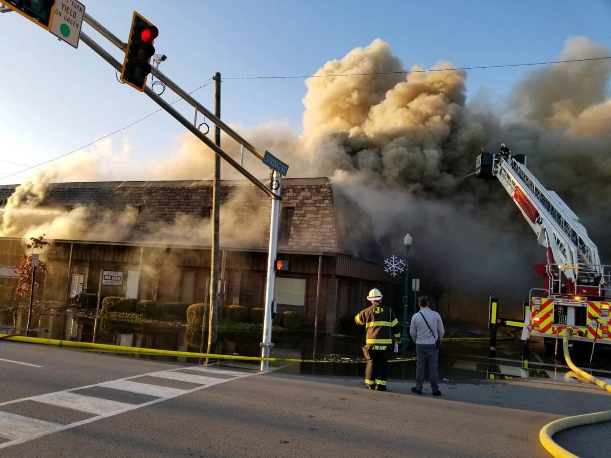 11 tenants displaced after large commercial fire Sunday in ...