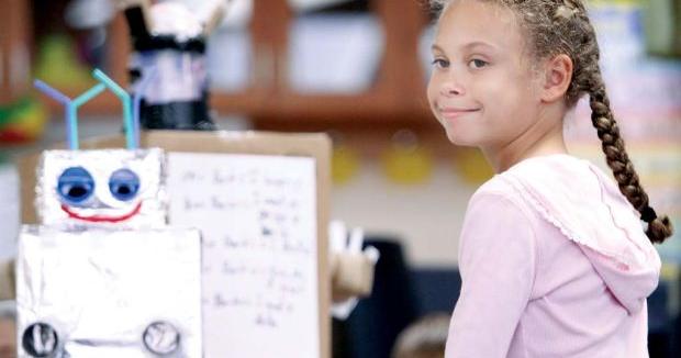 PROBLEM SOLVING: Third graders create robots for class project ...