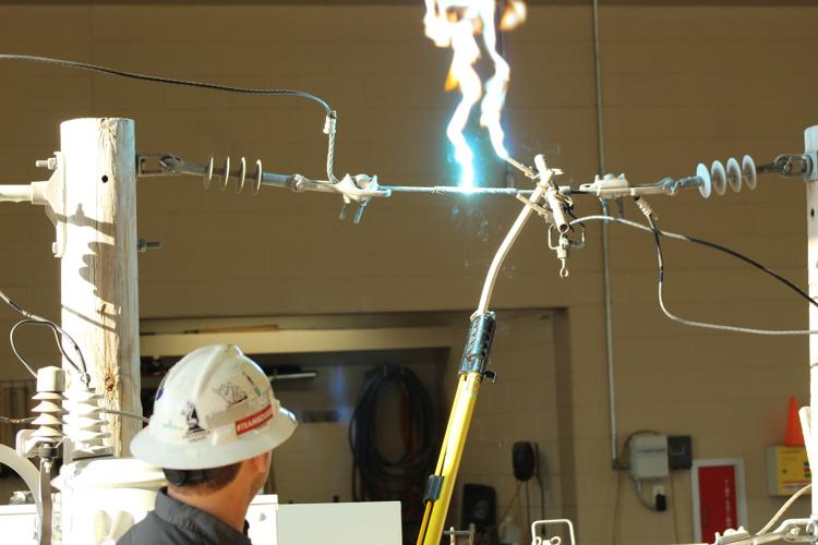 power lines demonstration