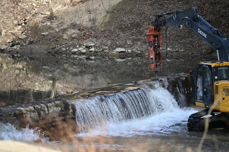 Providence Mill Dam removal underway in Silver Creek | News ...