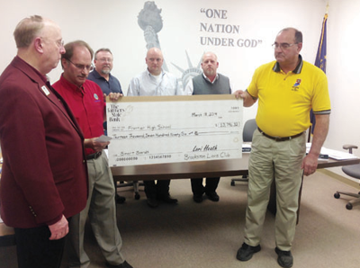 Brookston Lions Club donates over $13,000 to Frontier | Monticello ...