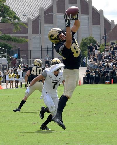 Purdue tight end Brycen Hopkins drafted in fourth round by Los Angeles ...