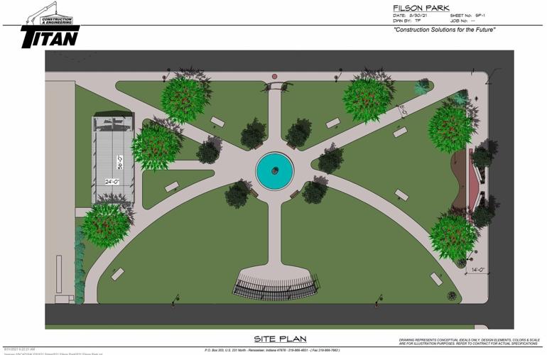 Filson Park design to tie in with RenArtWlk, downtown plans | News ...