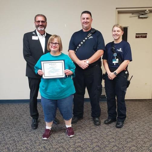 Arc of Iroquois County client honored for bravery in Watseka ...
