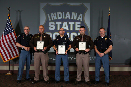 Four Troopers and Two Fountain County Deputies Honored at Indiana State ...