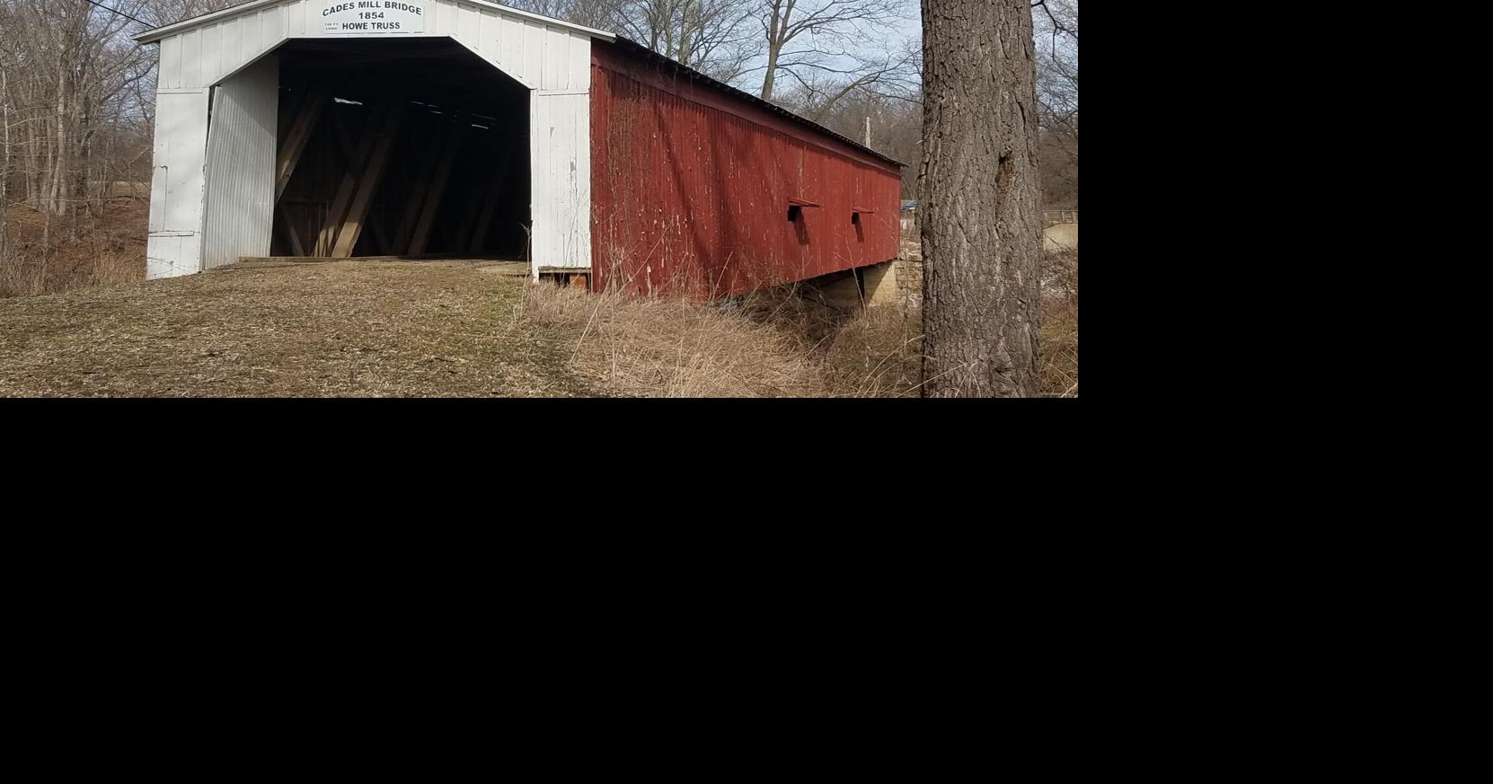 Restoration work underway on Cade’s Mill Covered Bridge | News ...