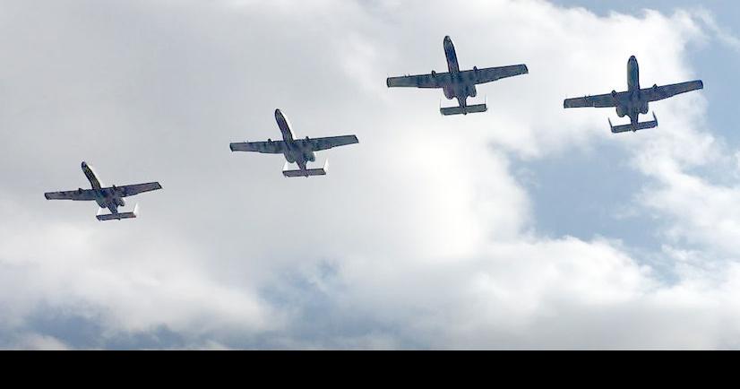 VIDEO: Military flyover at Purdue-Iowa pregame National Anthem ...