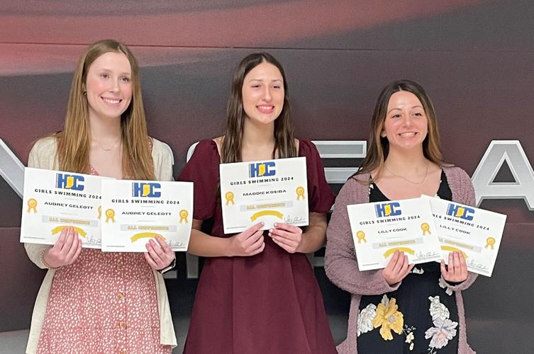 RCHS girls' swimmers collect hardware at awards program | Sports ...