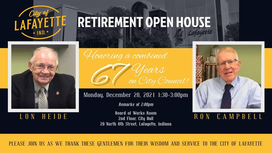 City plans retirement reception for council members Heide, Campbell ...