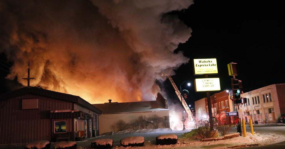 Multiple agencies on scene of fire at Shorty's in Watseka | Iroquois ...
