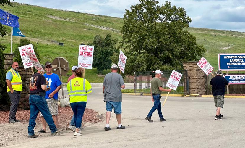 IUOE Local 150 pickets against alleged unfair practices at Newton ...