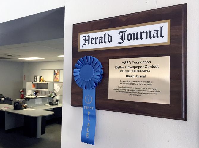 Herald Journal wins Blue Ribbon Award for best non-daily newspaper in ...
