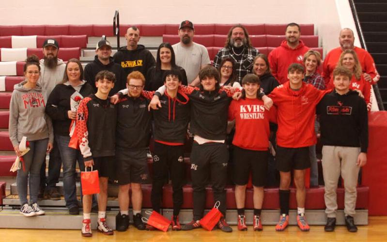 KVHS wrestling team celebrates seniors in loss to state-ranked West ...