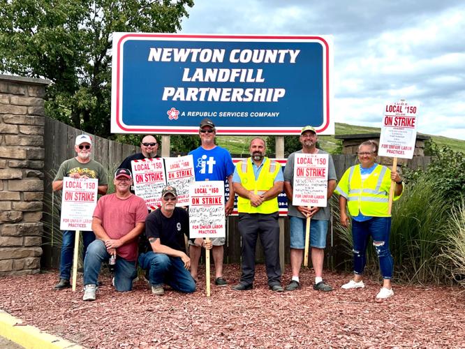 IUOE Local 150 pickets against alleged unfair practices at Newton ...