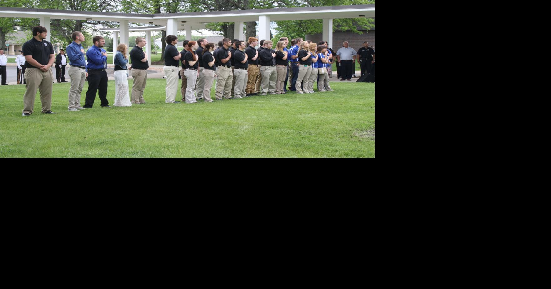 Fallen Officers Memorial held at Delphi Community High School ...
